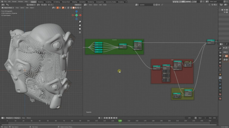 Introduction to Geometry Nodes for Blender 3D for Beginners